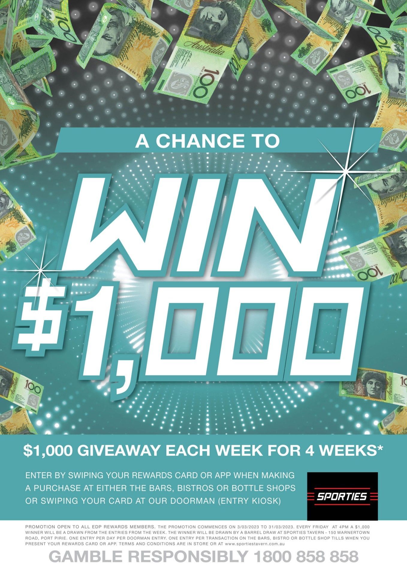 Sporties Tavern | What's On | Entertainment